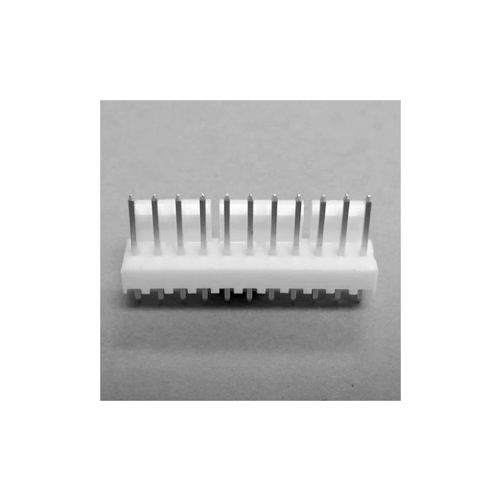 .100" 11-position (2.54mm) header pin with locking ramp as used in