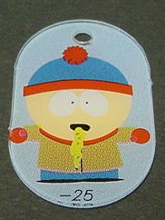 Cartman South Park Key Chain Plastic NOS