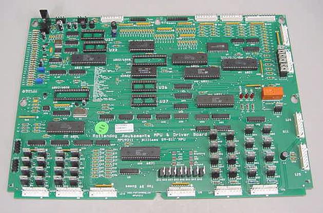 MPU011A- This completely redesigned board replaces Williams System 11A ...