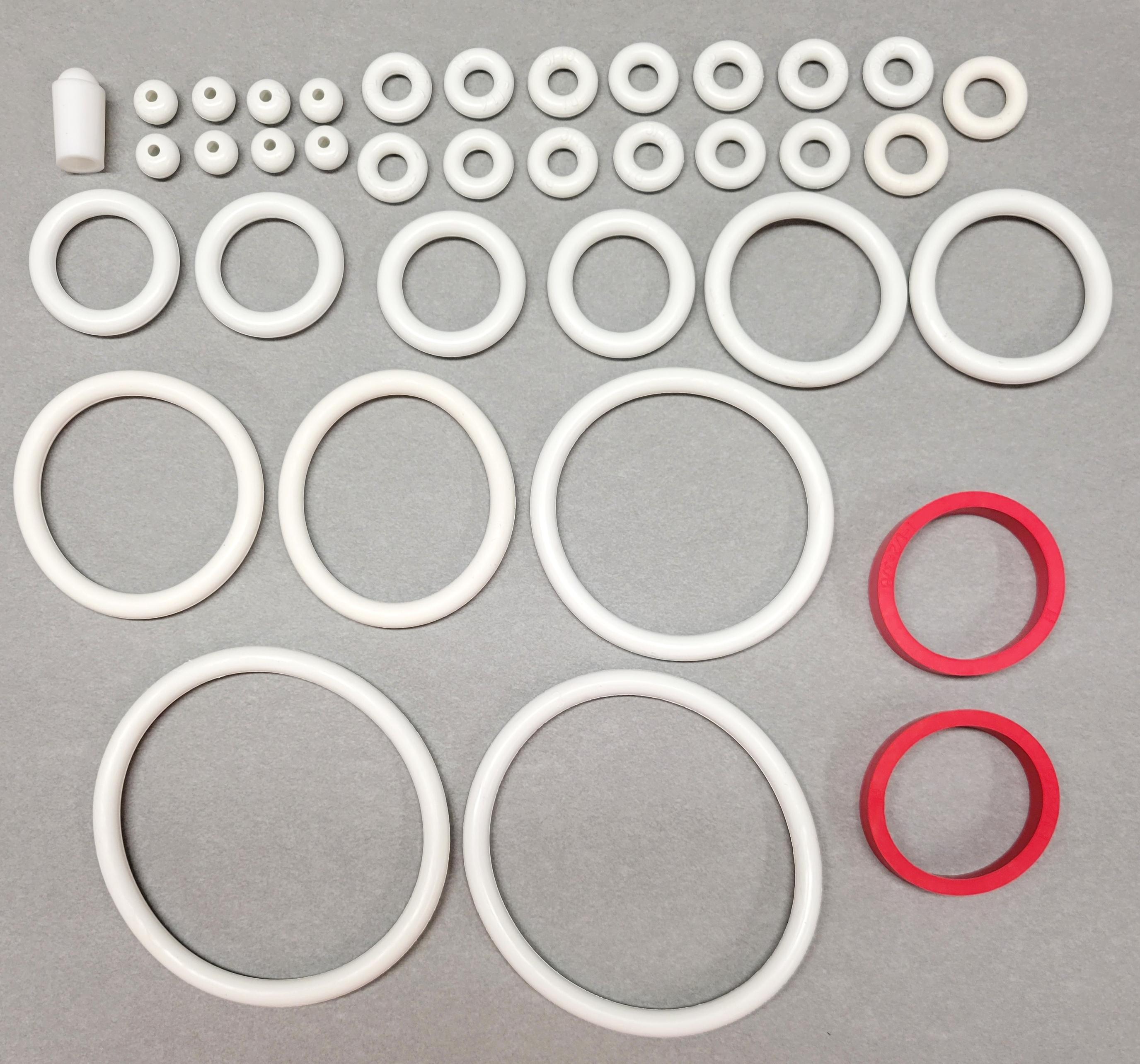 Royal Flush Deluxe Rubber Ring Kit White